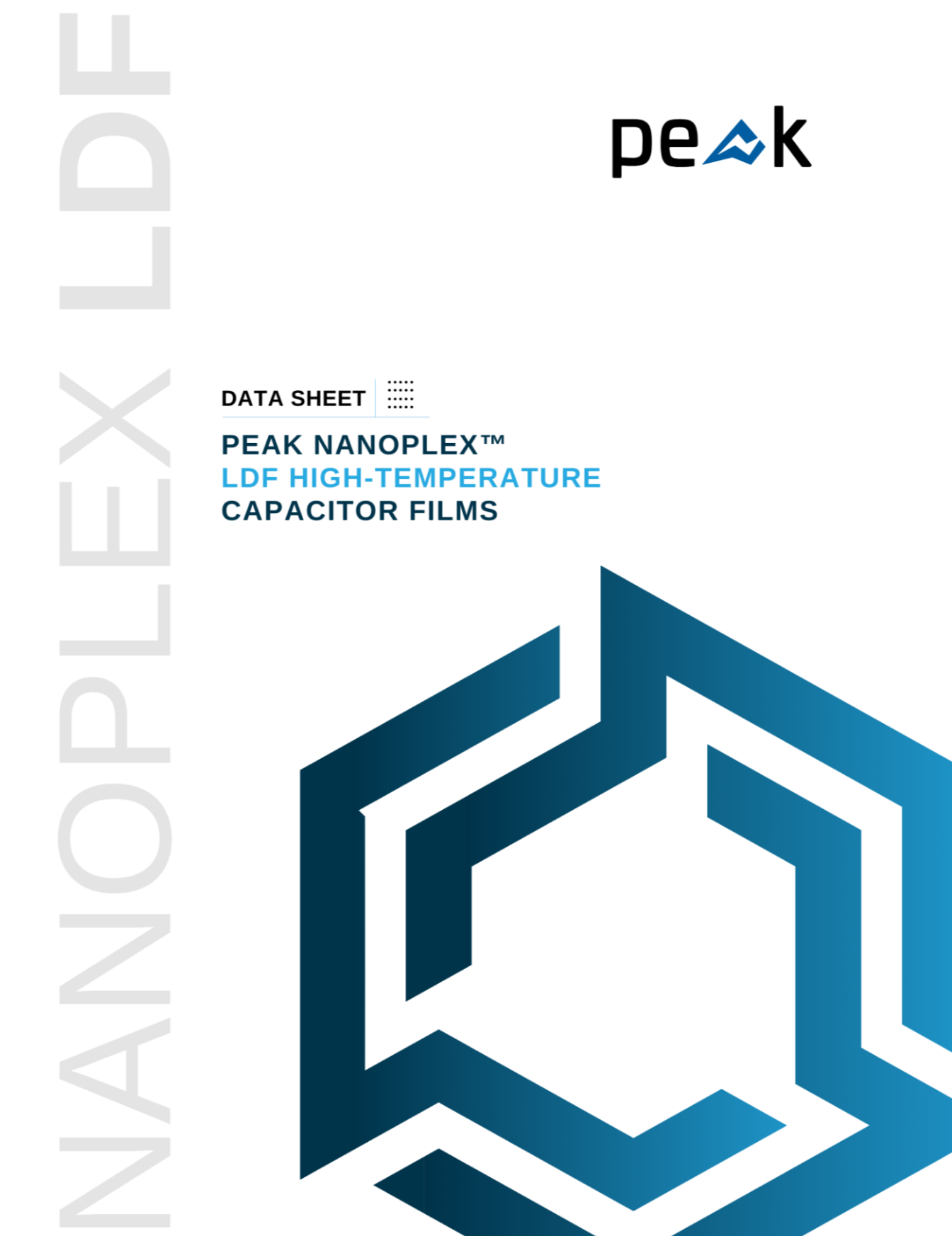 NanoPlex™ LDF X-3000 Capacitor Film | Peak
